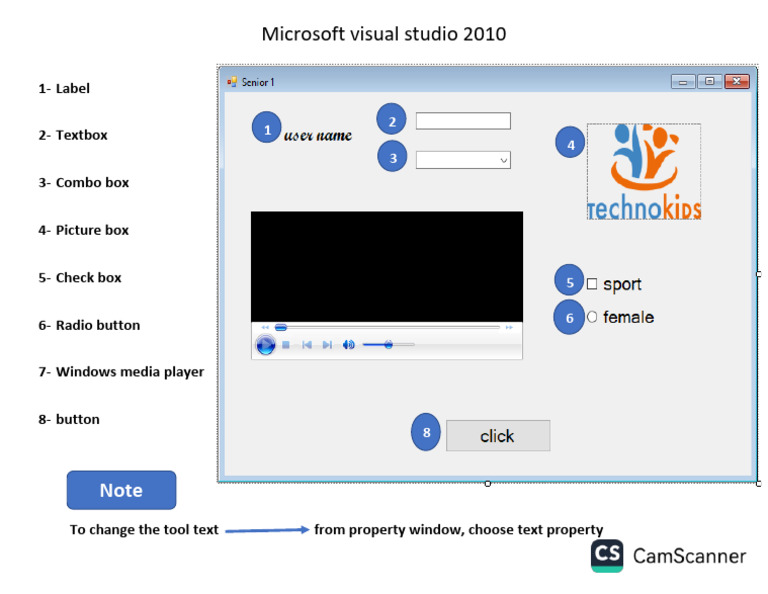 Microsoft Visual Studio 2010 UI Controls Guide | PDF