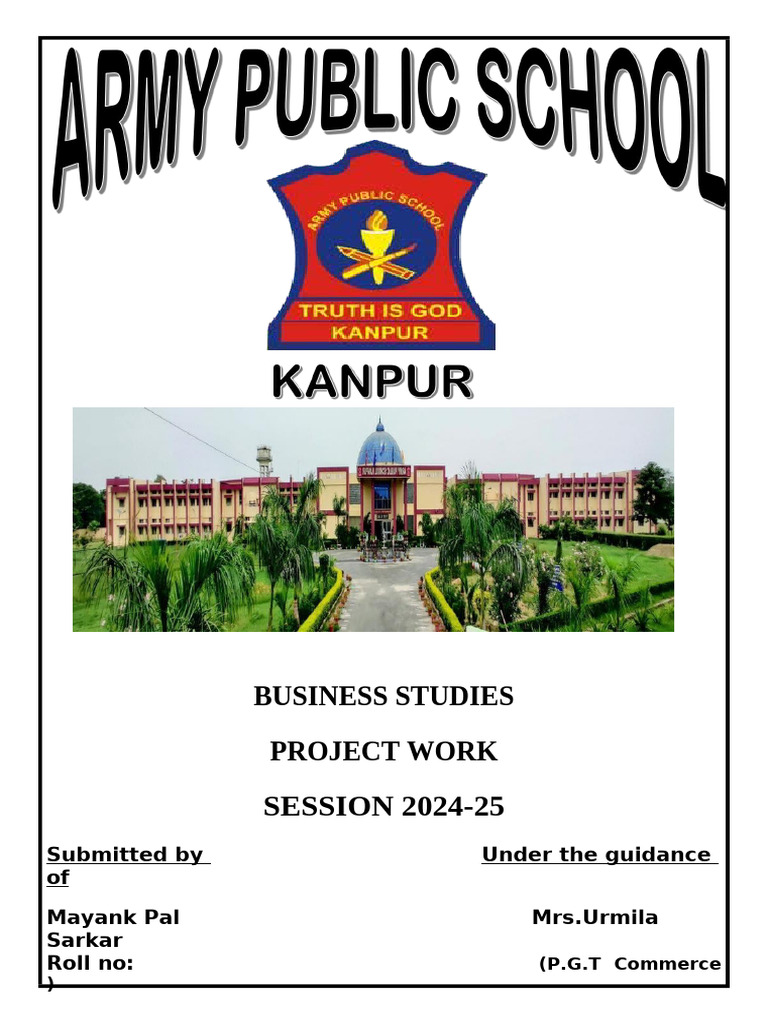 BST Cover Page | PDF