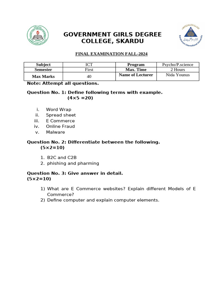 Formate Final Paper | PDF