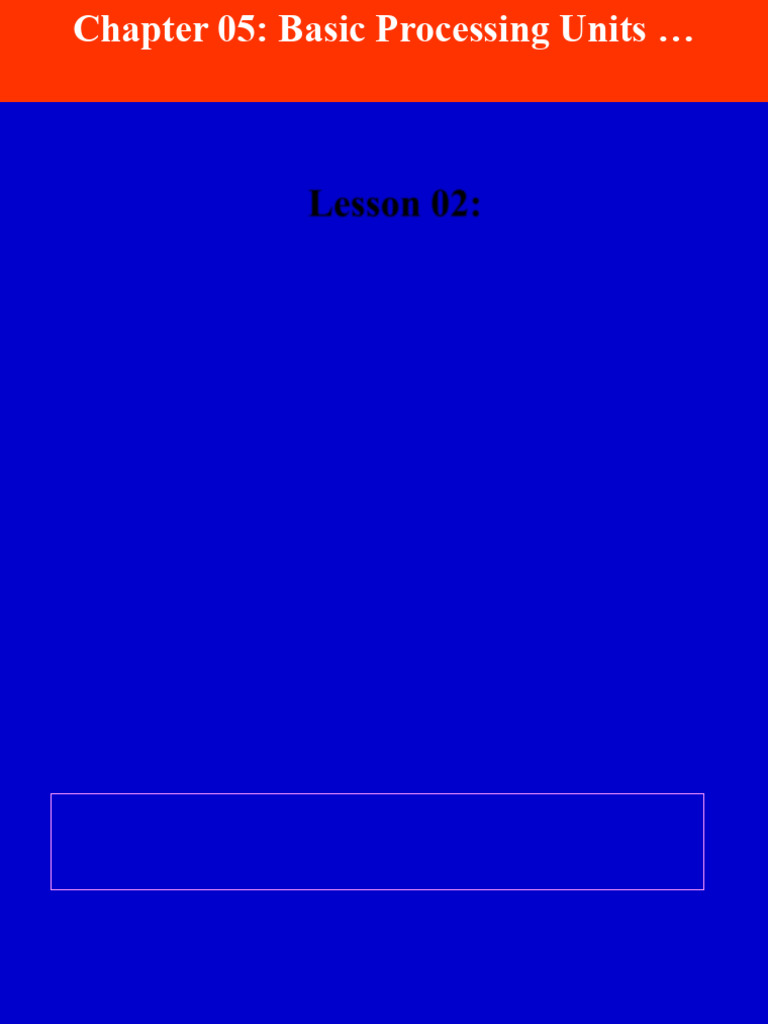 Comp Arch CH 05 L02 Bus Architecturer Revision | PDF | Central ...