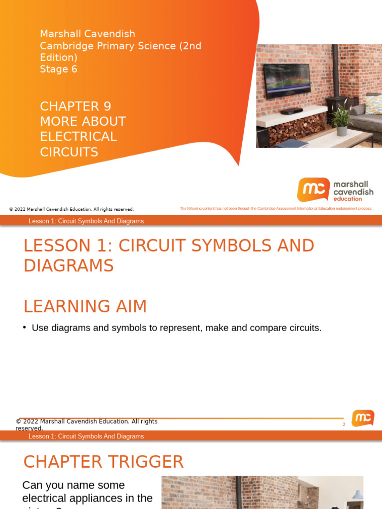 MCE Cambridge Primary Science 2E Stage6 PPT C09 | PDF | Series And Parallel Circuits ...