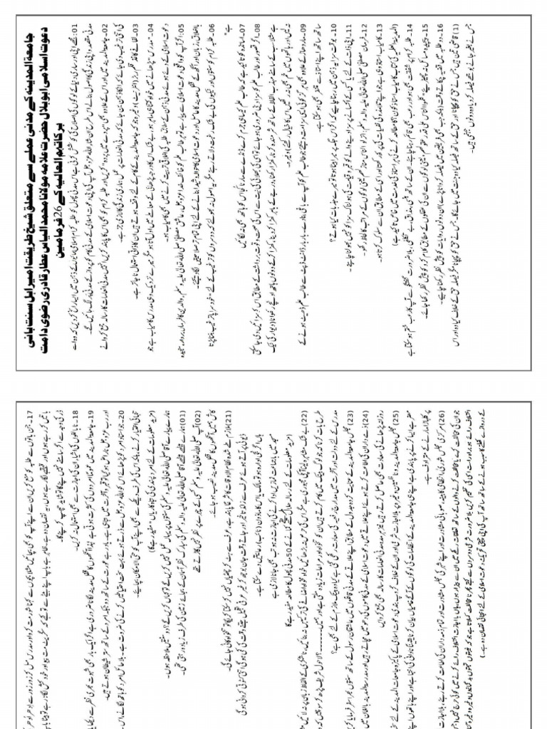 26 Madani Phool Ameer Ahle Sunnat | PDF