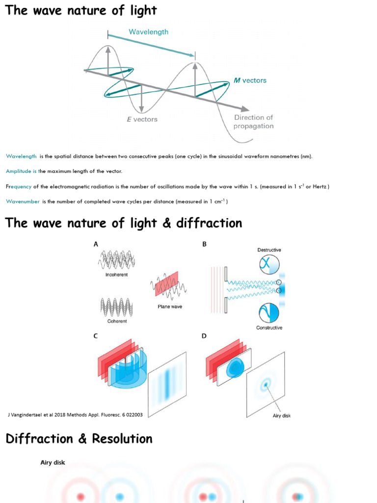 Lect-4- Diffraction and Contrast Enhancement | PDF | Angular Resolution | Wavelength