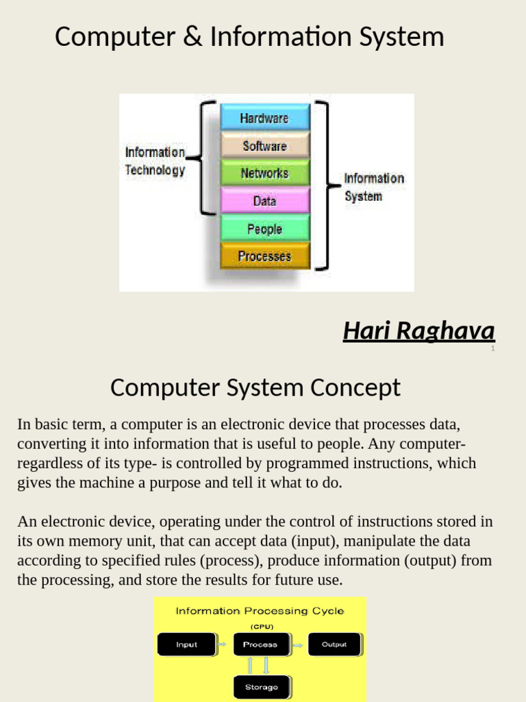 Unit1 CFM ConceptCharacterisitc&BasicsVer1.1 | PDF | Computer Data Storage | Random Access Memory