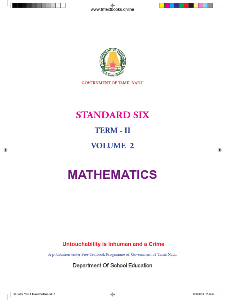 6th - Term 2 - Maths - EM - Www.tntextbooks.online | PDF | Prime Number ...