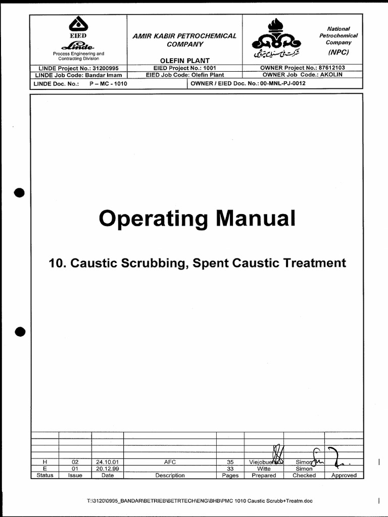10.caustic Scrubbing | PDF