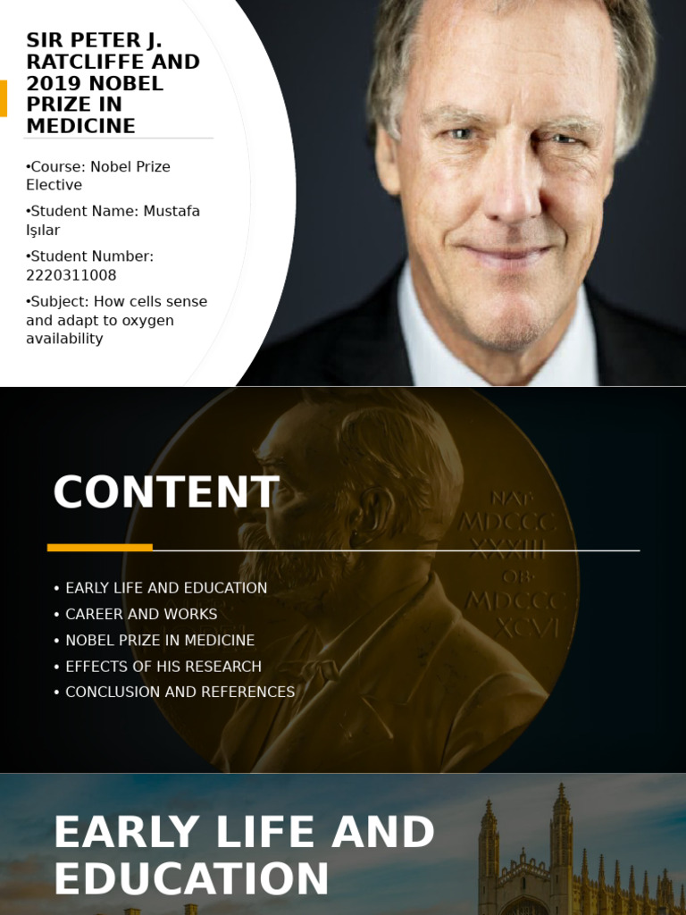 Nobel Prize Presentation | PDF