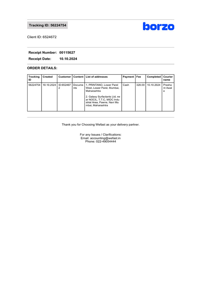Order Receipt 56224754 | PDF
