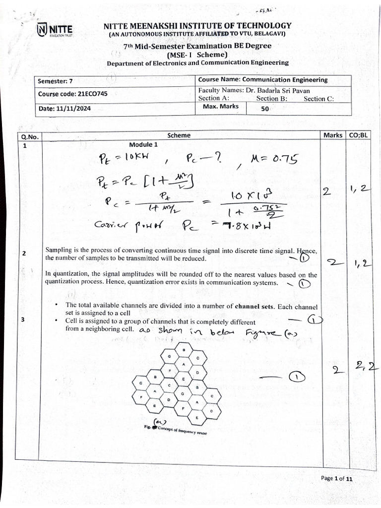 MSE 1 QP LMS Scheme | PDF