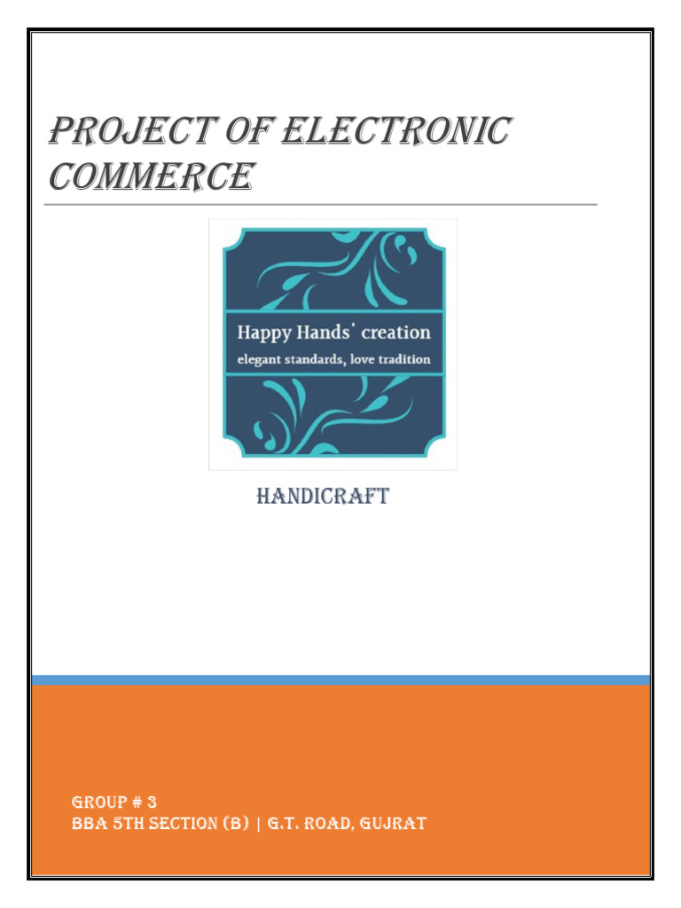 e Commerce Project | PDF | Marketing | Advertising