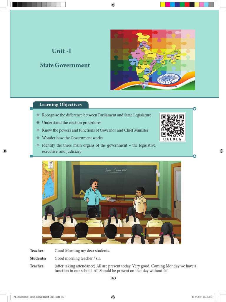 7th Social Science Term II EM | PDF | Legislature | Judiciaries