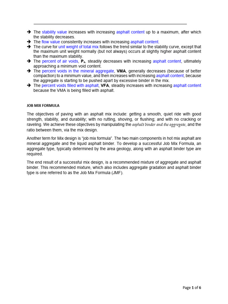 ASPHALT MIX DESIGN-Asphalt Pavement Distresses | PDF | Road Surface ...