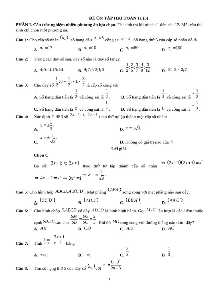 ĐỀ ÔN TẬP HK1 (24-25) NC (5)-ĐA | PDF