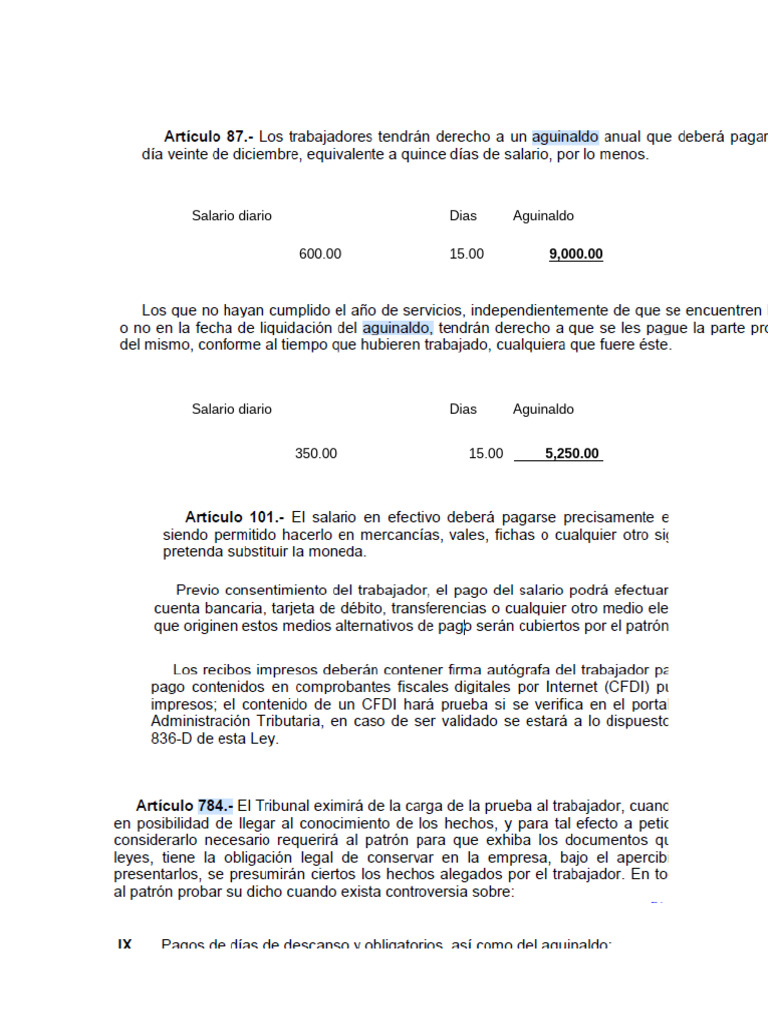 Cálculo y Detalles del Aguinaldo 2024 | PDF | Sueldos y salarios ...