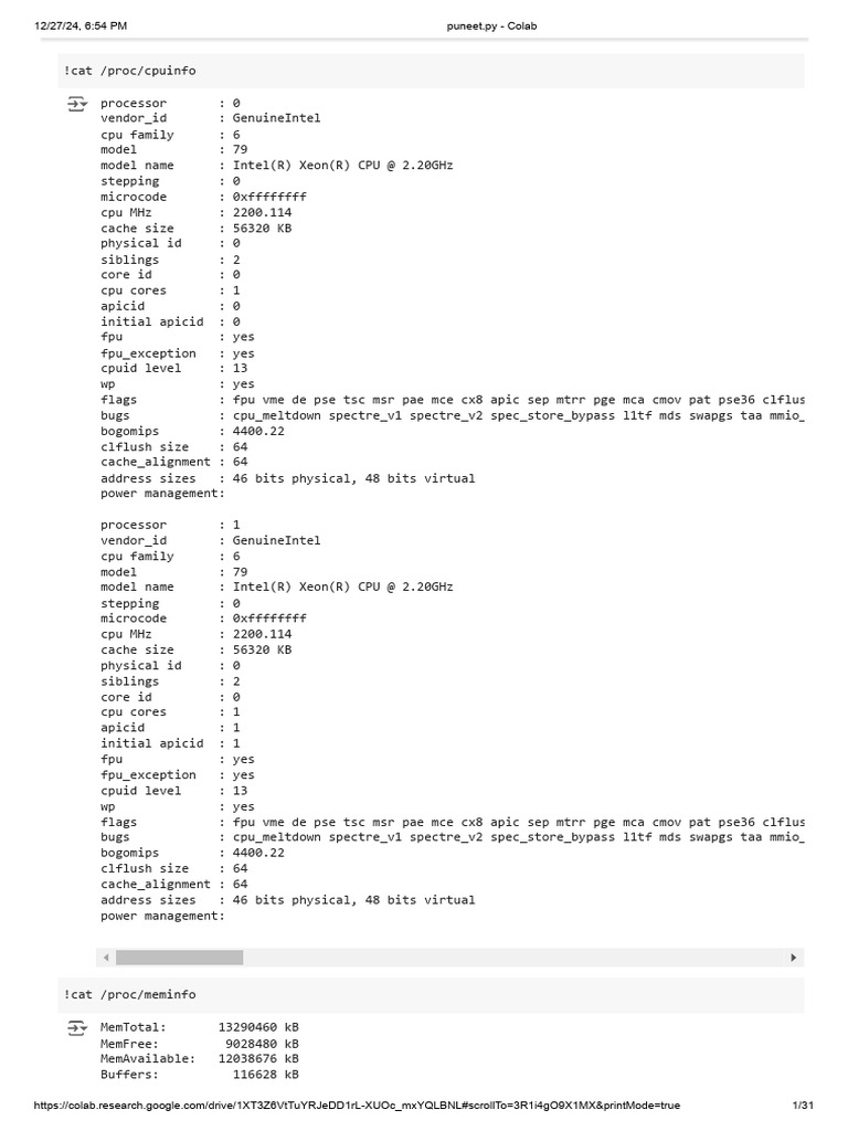 puneet.py - Colab | PDF | Boolean Data Type | Computer Programming puneet.py - Colab | PDF | Boolean Data Type | Computer Programming