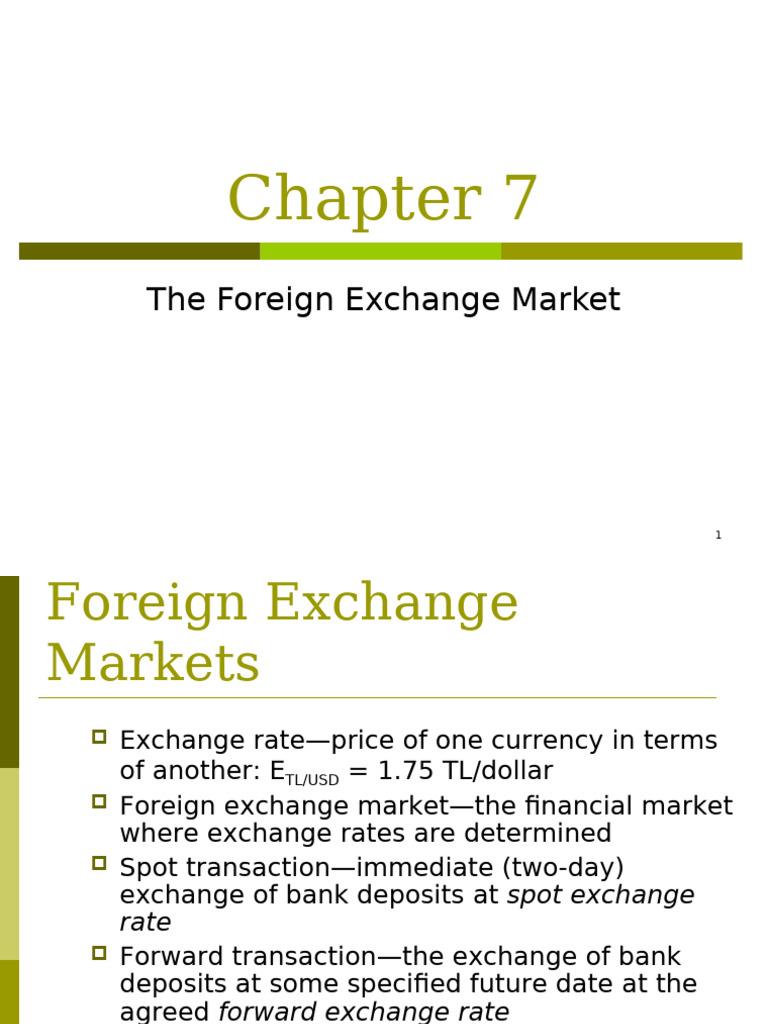 MishkinCh7 - cannot explain all EX changes | PDF | Exchange Rate | Currency Appreciation And ...