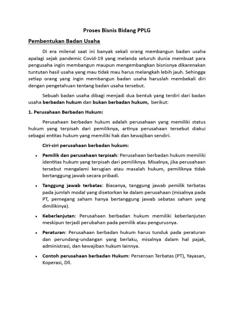 Materi PBB Kelas 10 PPLG 1,2 Dan 3 | PDF