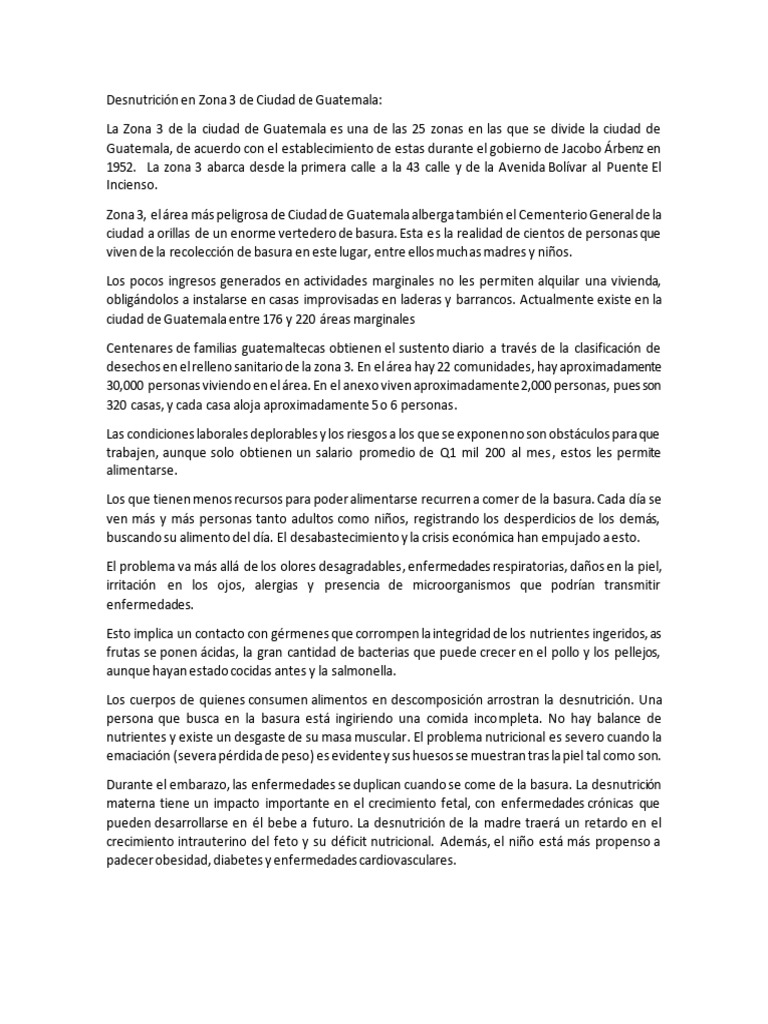 Fumada Zona 3 | PDF | Guatemala | Residuos