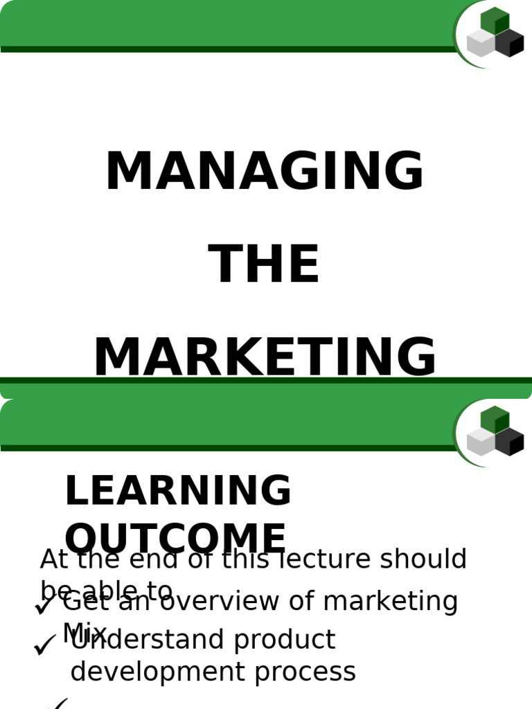 Understanding the Marketing Mix | PDF | Product (Business) | Marketing