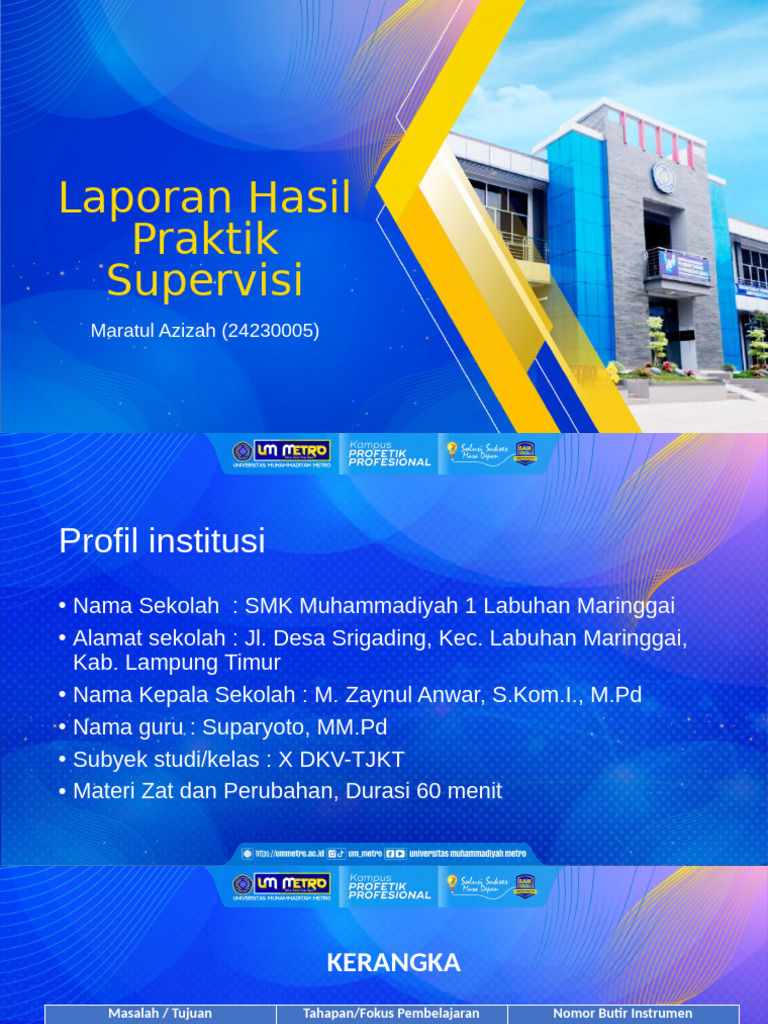 laporan supervisi | PDF