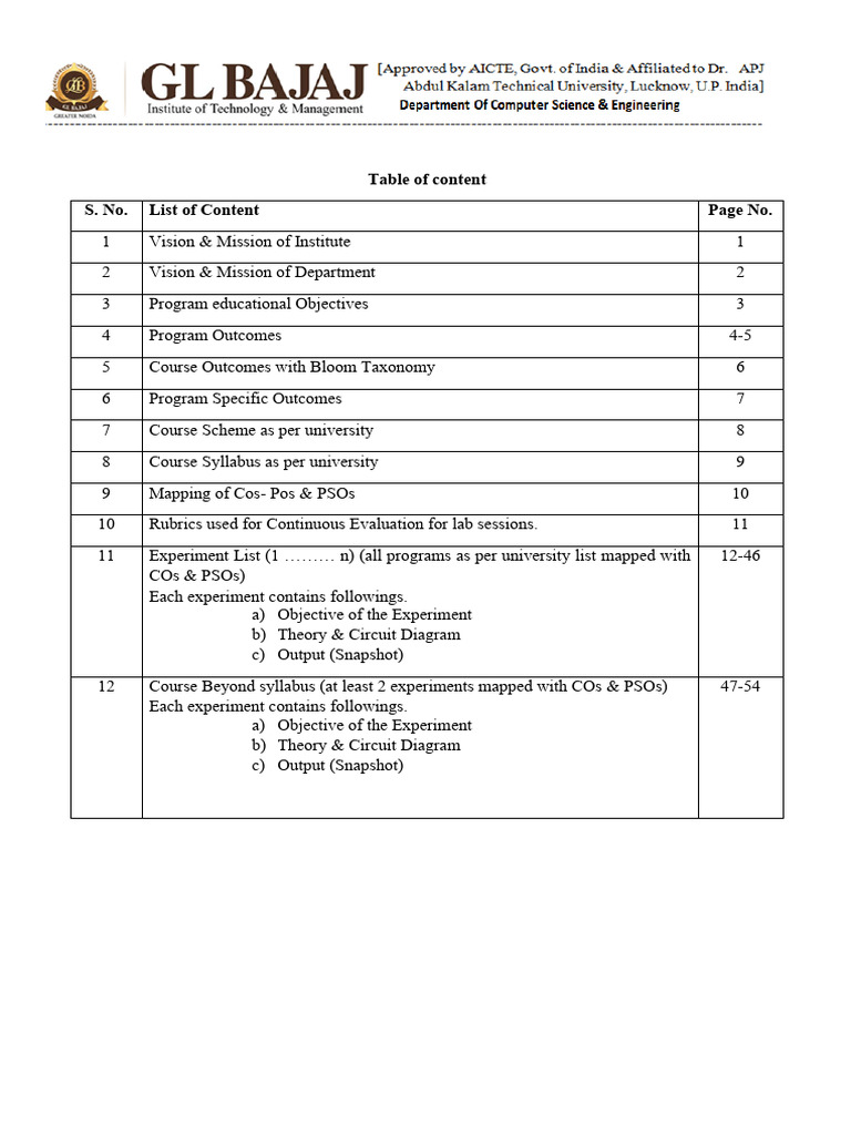 BCS-352 COA Lab Manual Updated | PDF | Logic Gate | Electronic Design