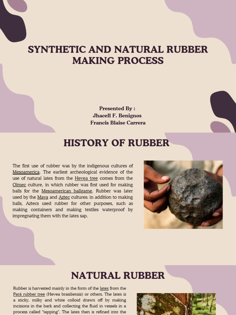 Rubber Production Processes Explained | PDF