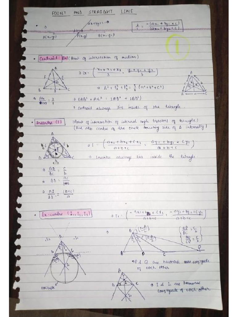 COORDINATE GEO NOTES | PDF