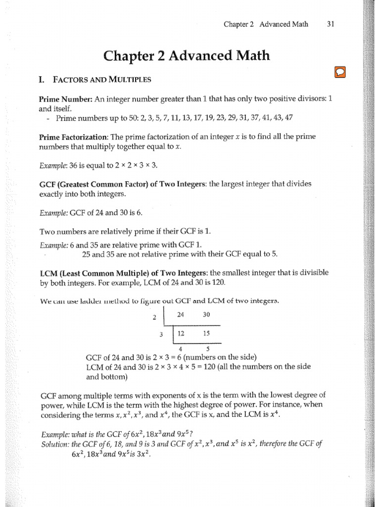 New Jang - Chap 2 - Advanced Math - redacted | PDF