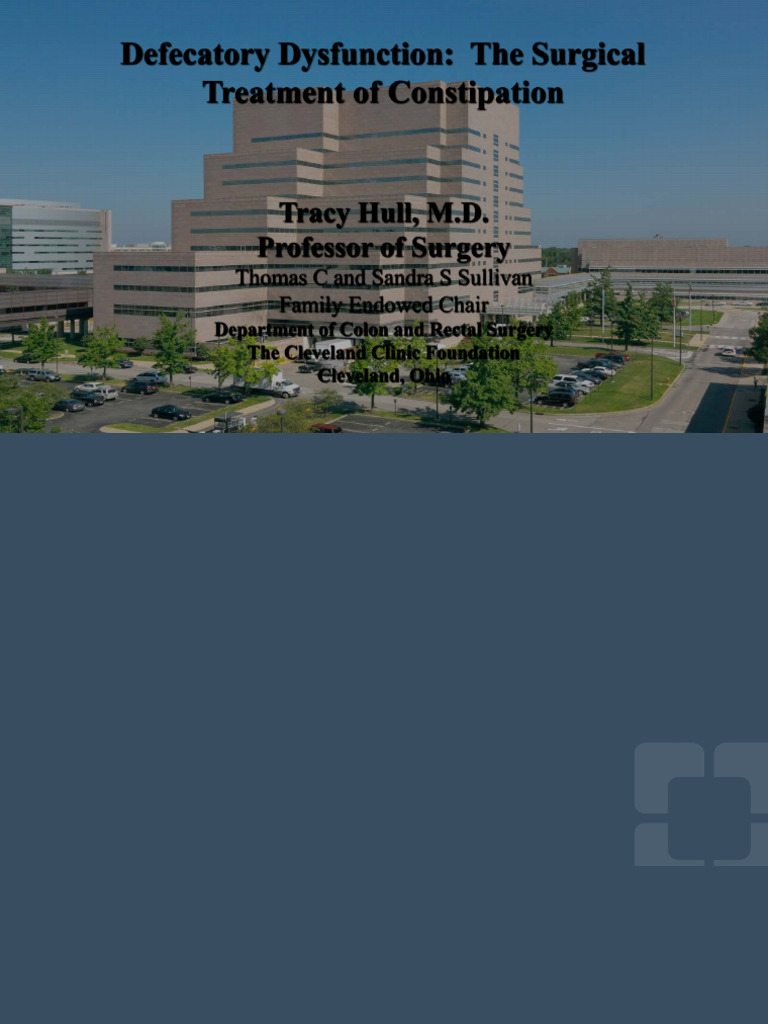 Surgical Treatments for Constipation | PDF | Constipation | Rectum