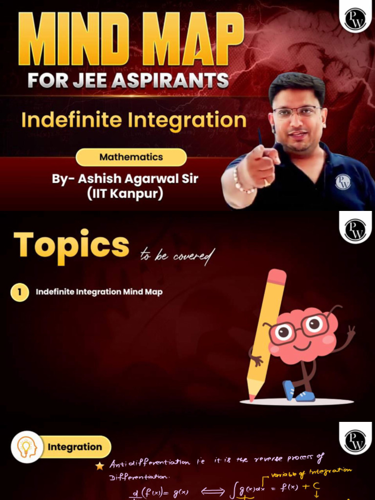 Indefinite Integration _ Class Notes | PDF