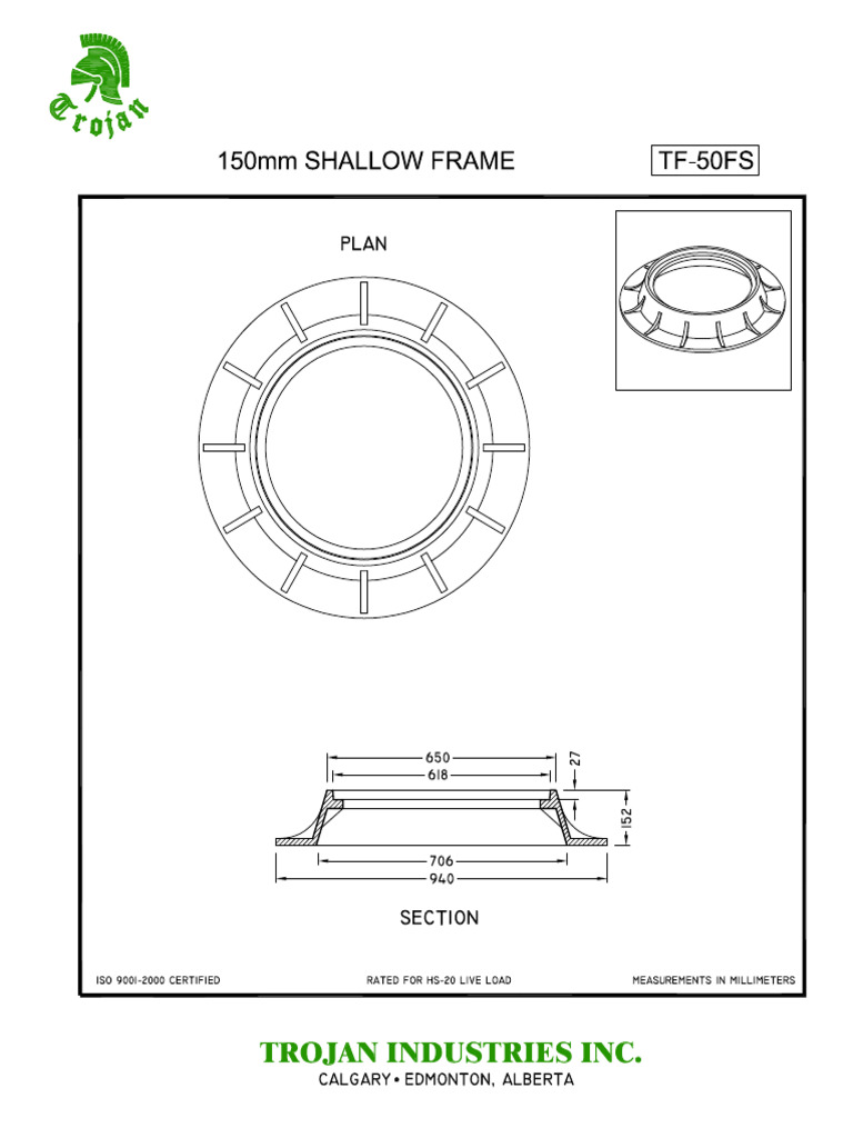 Tf-50 Shallow Frame | PDF