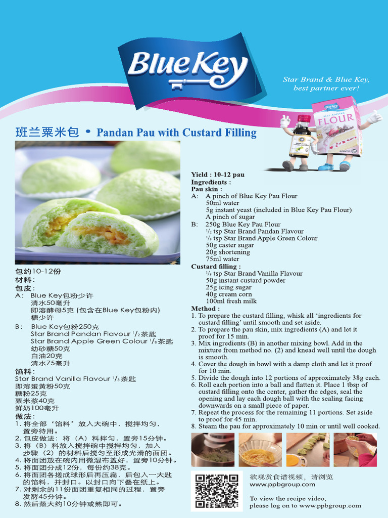 Pandan Pau (Recipe) | PDF