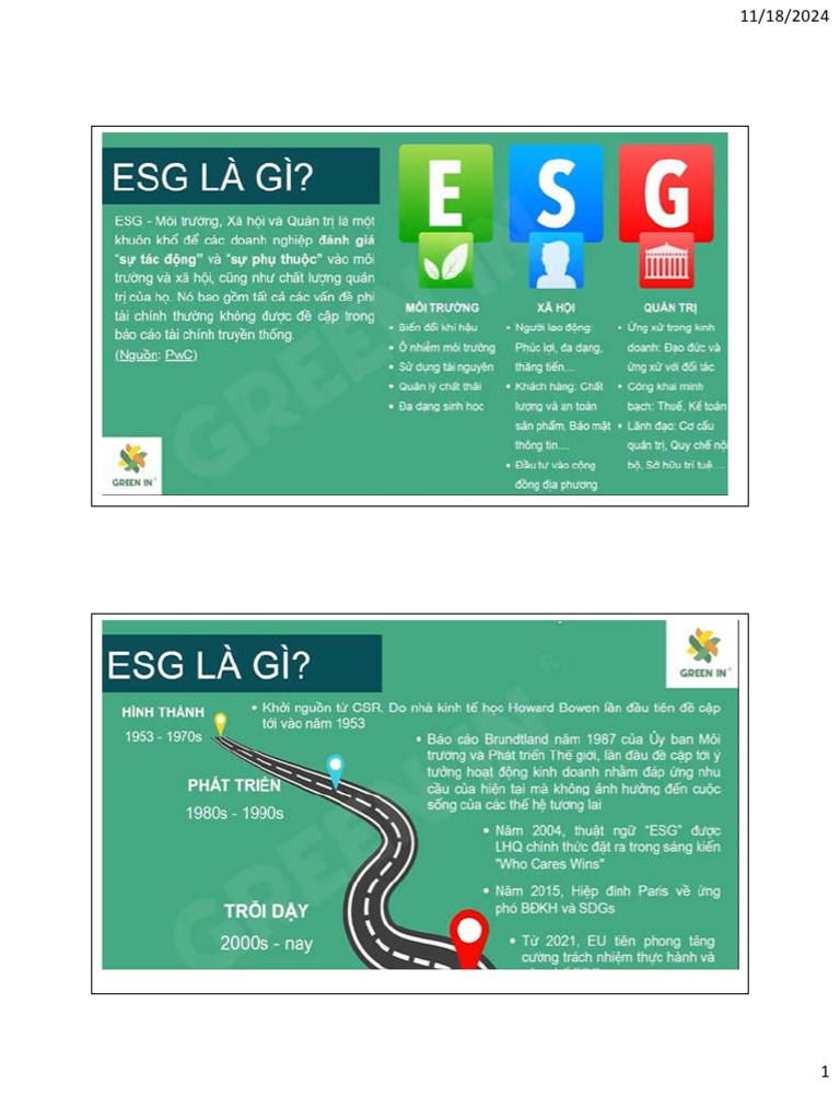 Tiêu chuẩn ESG | PDF