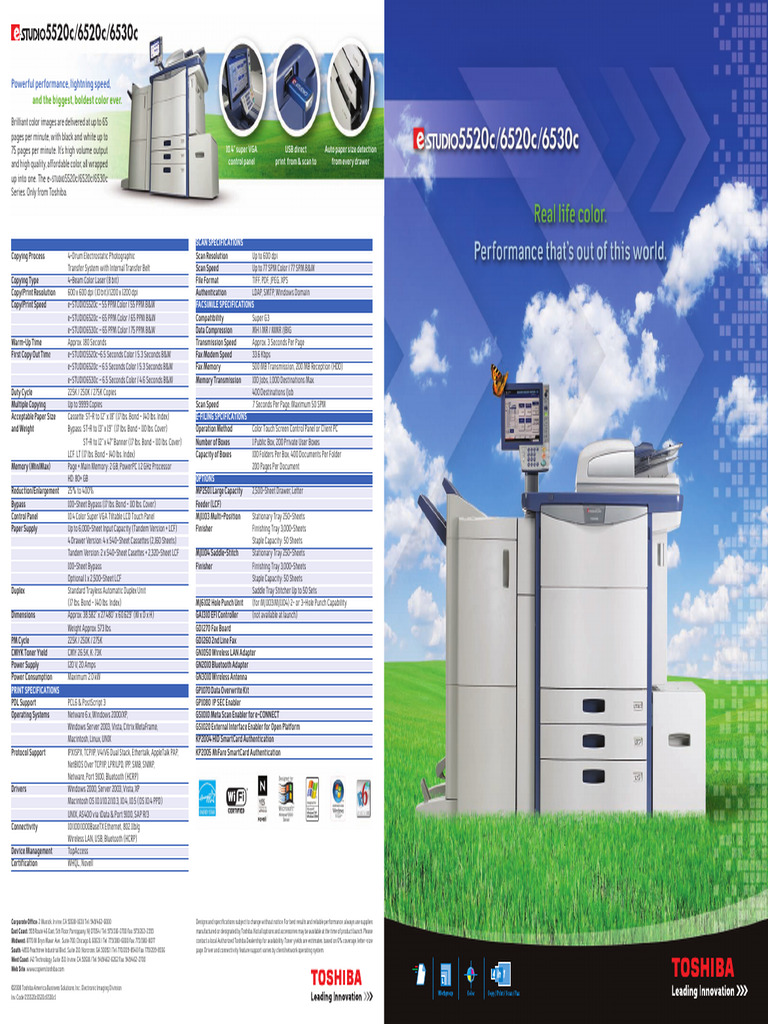 Ricoh Aficio MP 2851 Brochure | PDF | Bluetooth | Fax