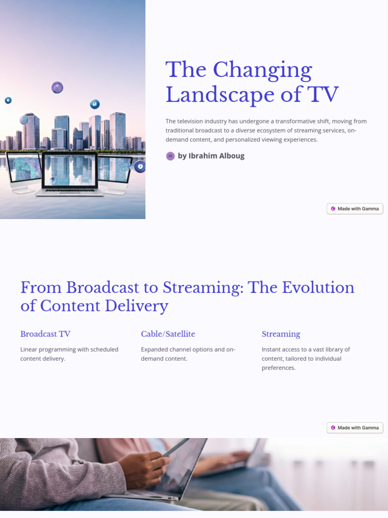 The World of TV | PDF | Video On Demand | Streaming Media