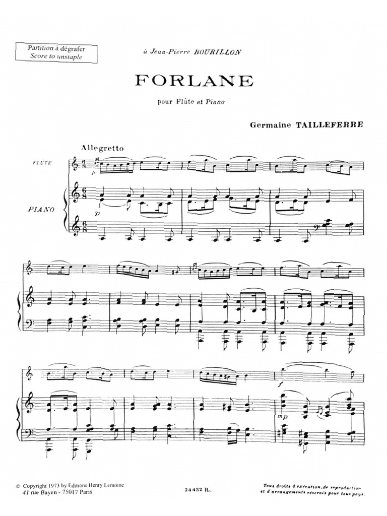 TAILLEFERRE Forlane | PDF