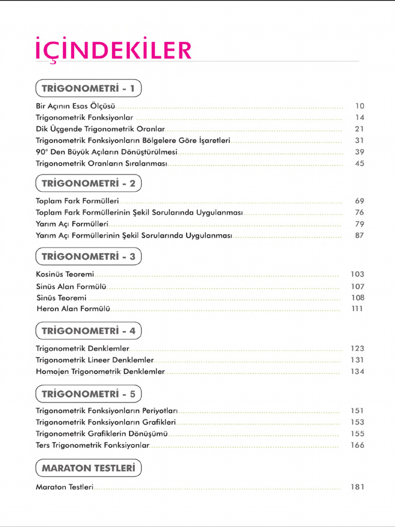 Apotemi Trigonometri Fasikülü 2021 - 241029 - 202722 | PDF