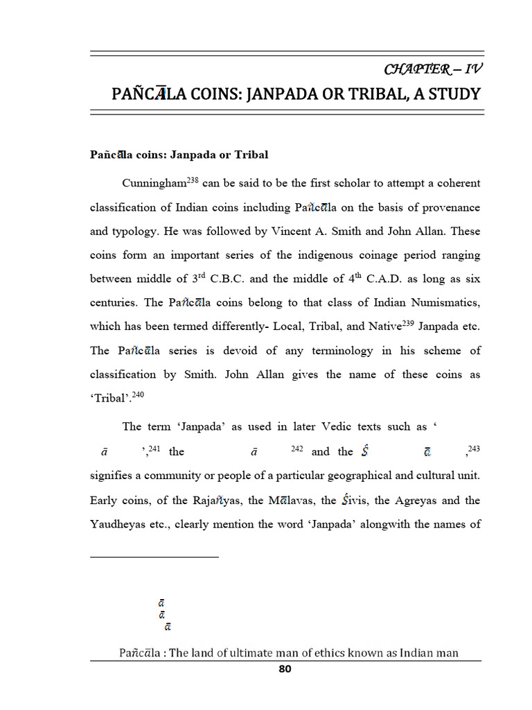 Pañc la Coins: Janpada and Tribal Insights | PDF | Coins | Foreign ...