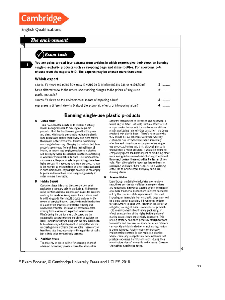 11.cross Text Multiple Matching - Extra Practice | PDF