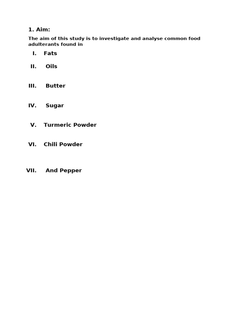 Chemistry Project (Adityajyoti) | PDF | Foods | Chili Pepper