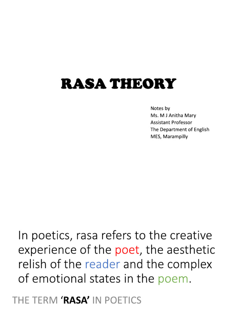 Rasa | PDF