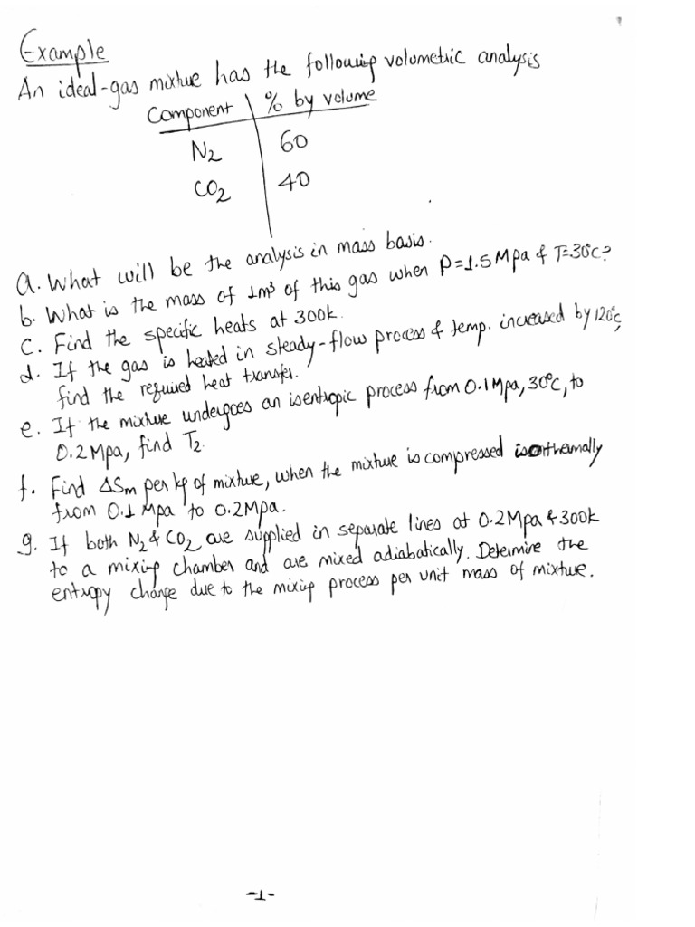 Thermo Chapter 1 - Final Example | PDF