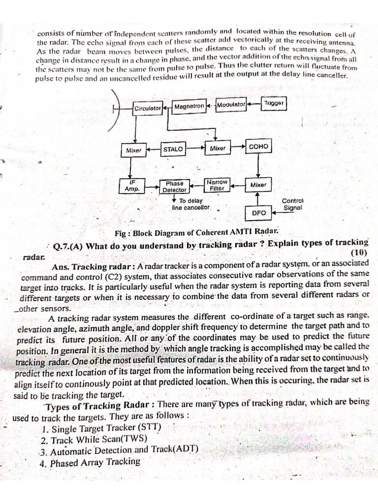 Radar and Sonar Sample Paper 5 | PDF