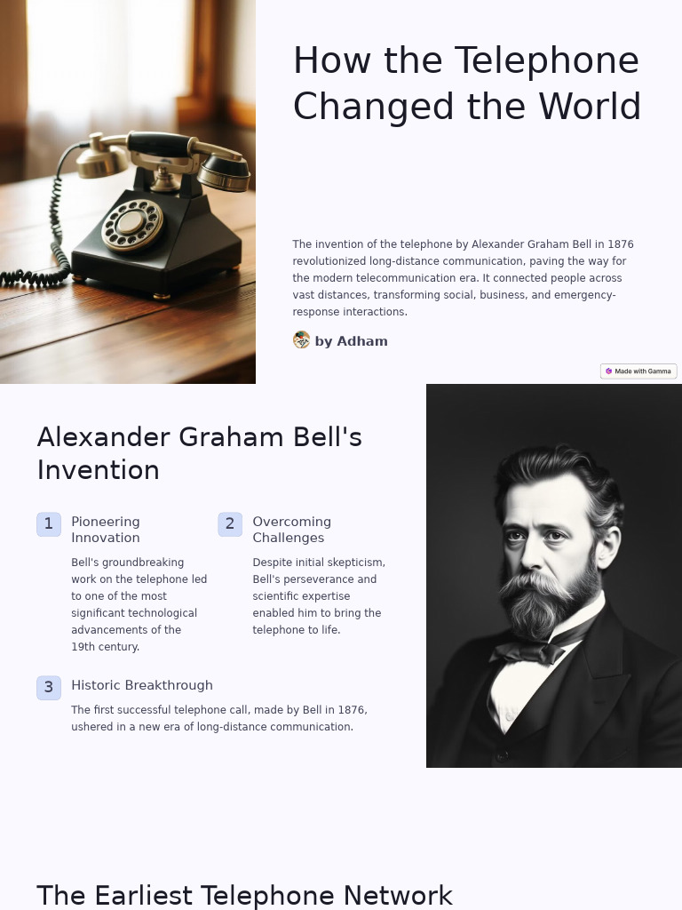 How The Telephone Changed The World | PDF | Telephone | Human Communication