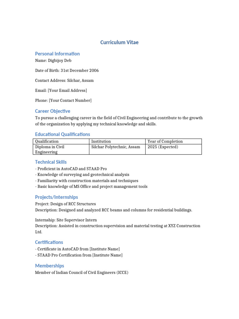 Digbijoy_Deb_CV | PDF