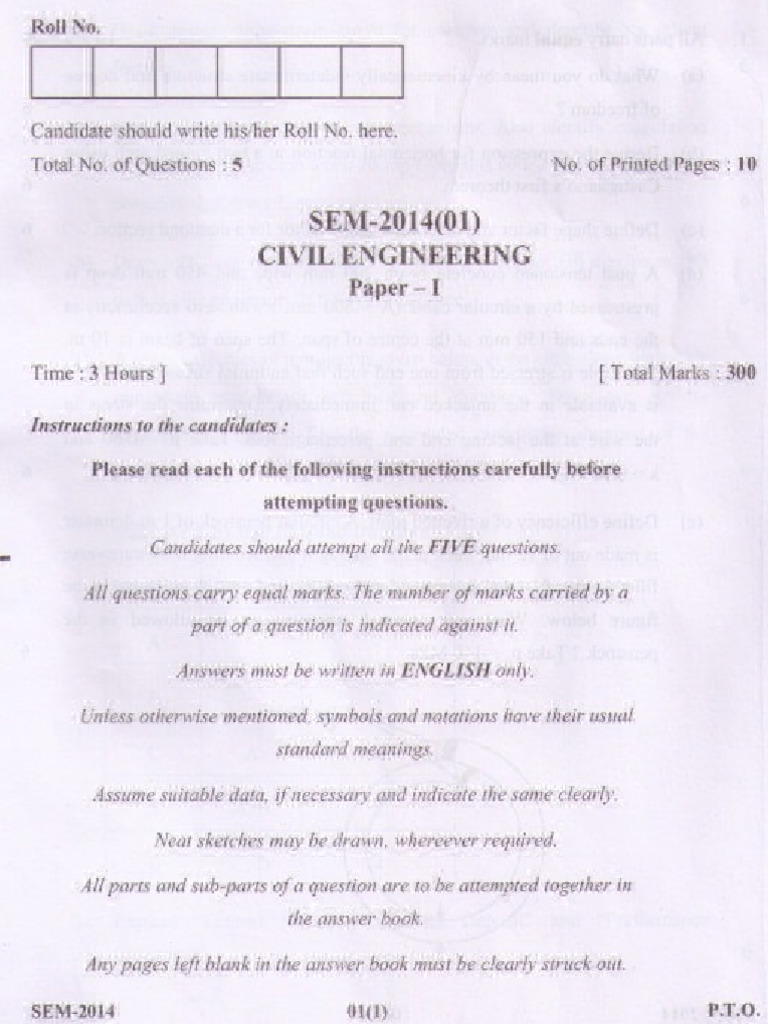 Civil Engieering 2014 | PDF
