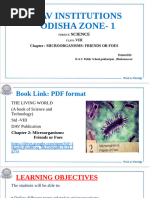 Notes of CH 2 Microorganisms - Friend and Foe - Class 8th Science | PDF ...
