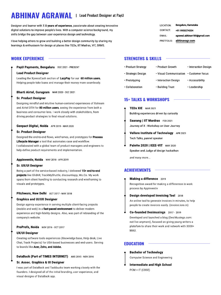 Abhinav Agrawal 878256242 | PDF | Design | Computing