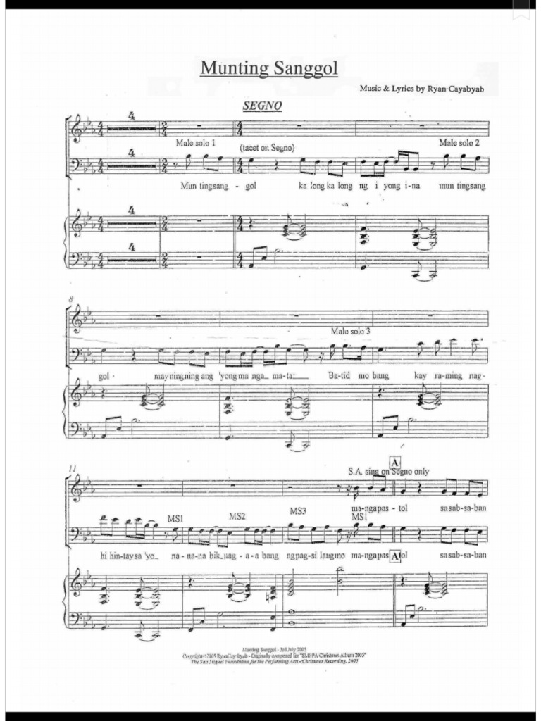 Munting Sanggol | PDF