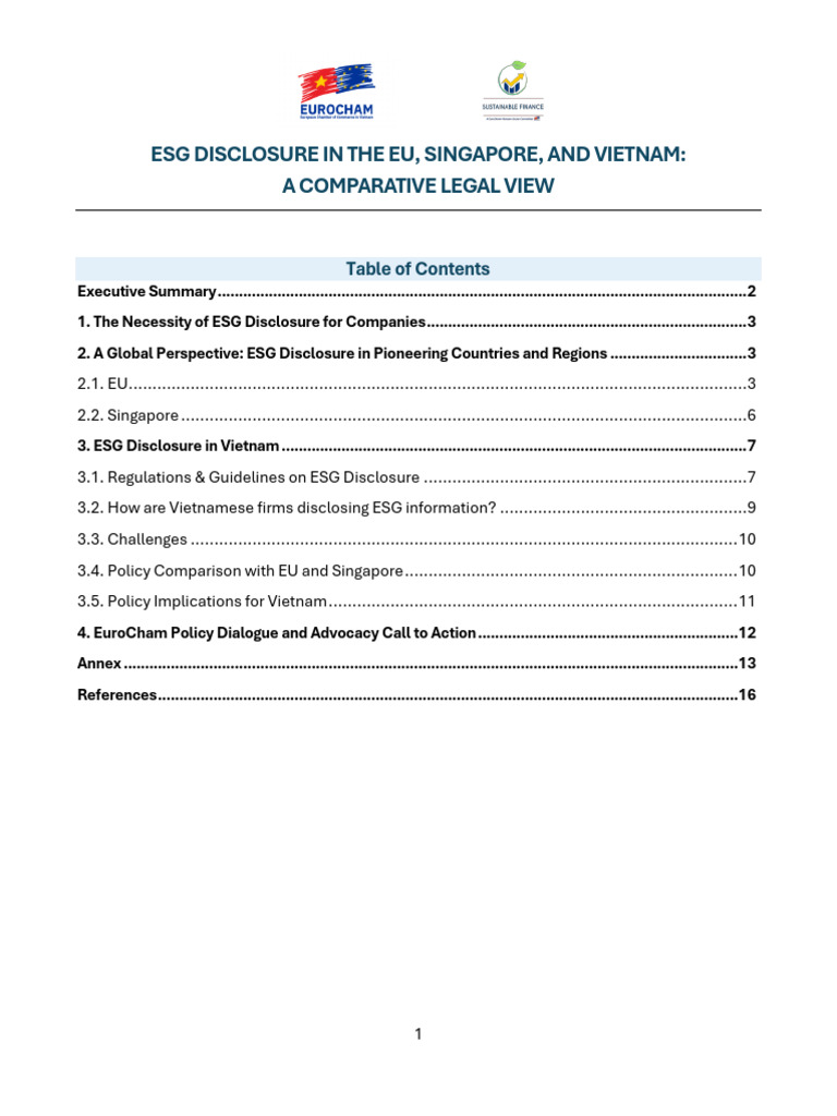 ESG Disclosure Brief Research 2024 | PDF | Economies